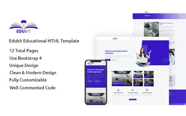 Edubit - Educational HTML Website Template - Ready4site