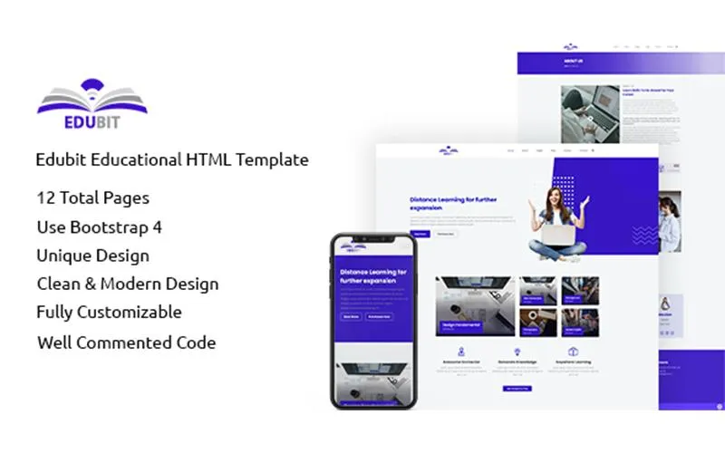Edubit - Educational HTML Website Template - Ready4site