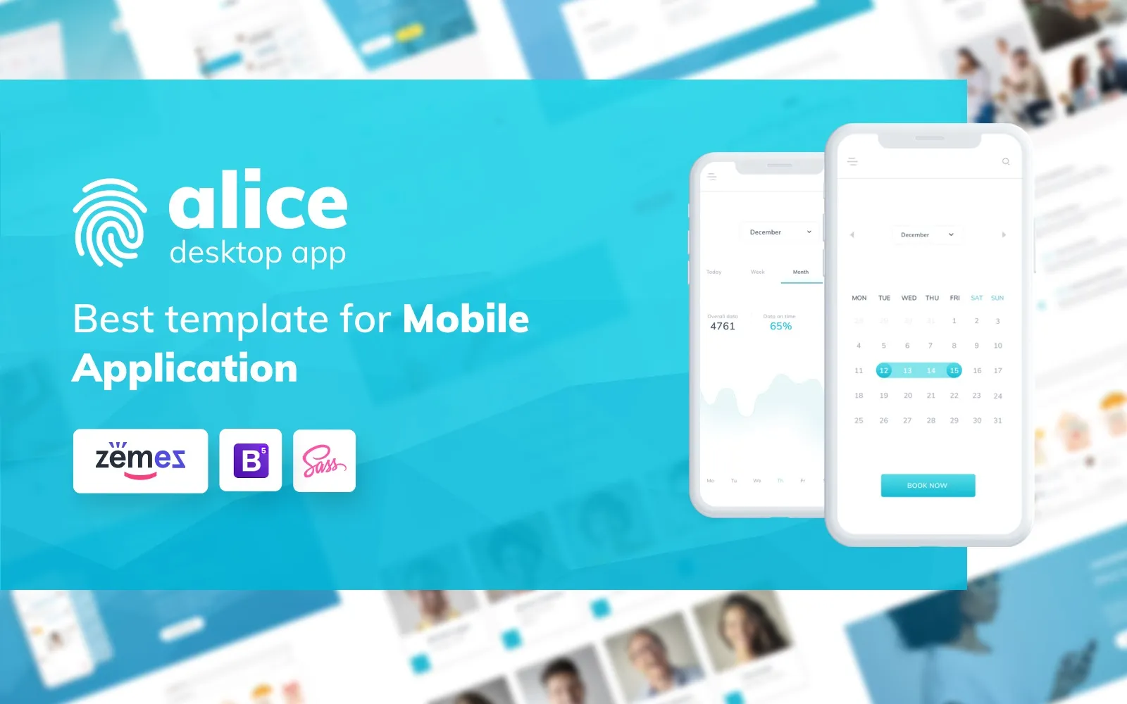 Alice - Application HTML5 Website Template - Ready4site